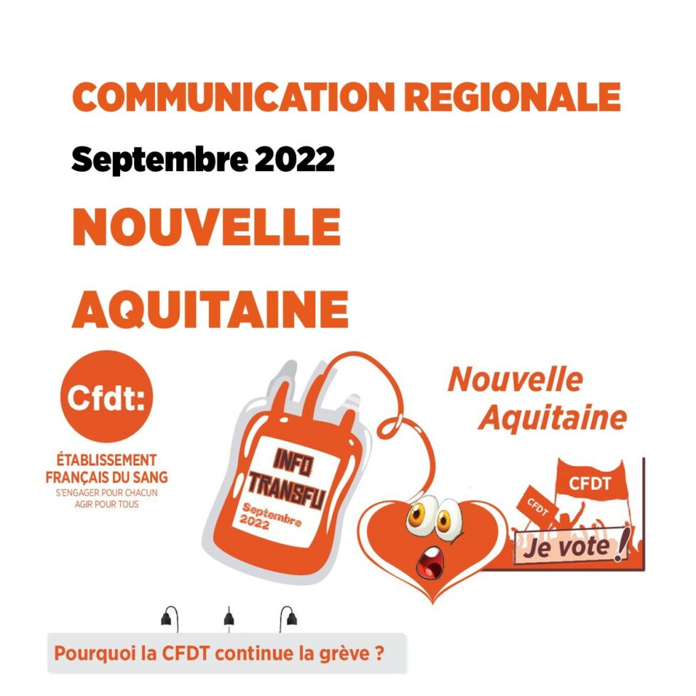 INFO TRANSFU NVAQ septembre 2022 - CFDT - EFS